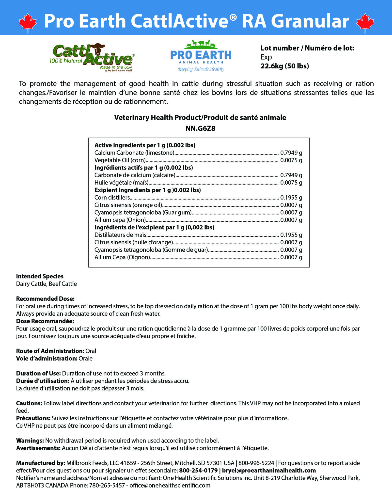CattlActive – Pro Earth Animal Health