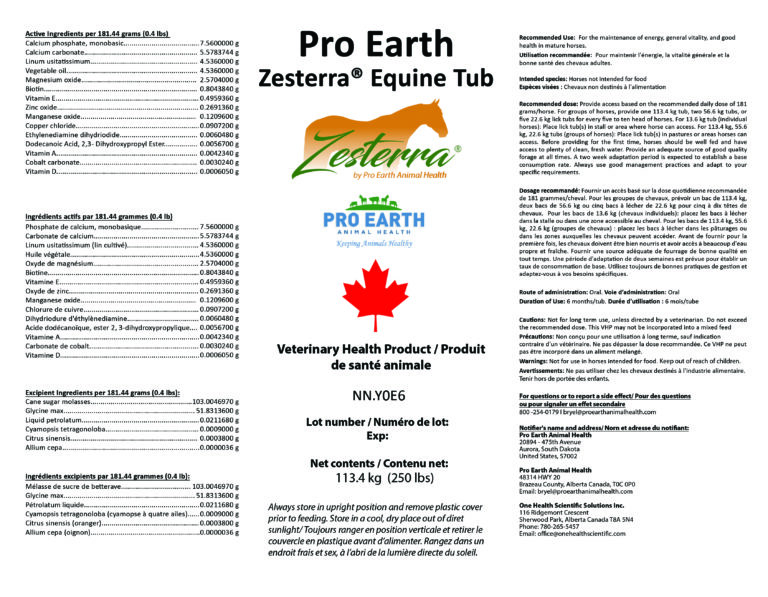 Zesterra – Pro Earth Animal Health